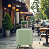 China 18-Inch Unisex Durable ABS+PC Trolley Case Spinner Net Candy Color Small Fresh Luggage Universal Wheel Portable Password Box for sale