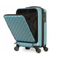 China Front Open Extra Large Trolley Bags 20IN 24IN Polycarbonate Abs Luggage for sale