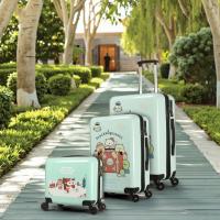 China Durable ABS PC Material Travel Cubes Cute Cartoon Pattern Children's Suitcase with Spinner Casters Modern Style Carry-On Luggage for sale