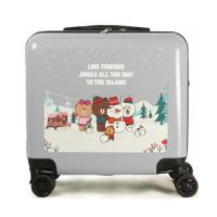China Durable ABS PC Material Travel Cubes Cute Cartoon Pattern Children's Suitcase with Spinner Casters Modern Style Carry-On Luggage for sale