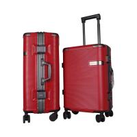 China Unisex Stylish Large Capacity PC Carry-On Luggage High Quality Business Travel Bag Durable Spinner Caster Lock Classic Style for sale