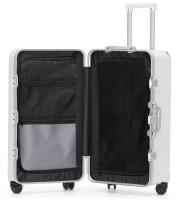 China Unisex Custom Large Capacity PC Trolley Luggage Set 20/24/26/28 Inch Intelligent Aluminum Frame Spinner Caster Durable Business for sale