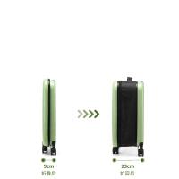 China Luxury Green Tote Suitcase Luxury Green Tote Suitcase Spinner Caster Unisex TSA Lock Foldable PC Women's Travel Hard Shell for sale