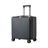 China Best Quality 18-Inch Stylish Portable Trolley Case Durable Spinner Wheels Large Capacity Outdoor Travel Luggage Classic for sale
