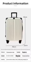 China Customizable Pvc Suitcase 22in 24in Maleta De Viaje  Travel Smart Suitcase for sale
