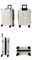 China Customizable Pvc Suitcase 22in 24in Maleta De Viaje  Travel Smart Suitcase for sale