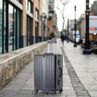 China High-Value Unisex Multifunctional ABS+PC Trolley Case Waterproof Front Opening Travel Luggage Strong Password Box Suitcase for sale