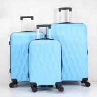 China Hot Sellers 3-Piece Luxury Travel Trolley Suitcase Set Large Carry-On Luggage with Easy Movement Wheels Zipper Opening for sale