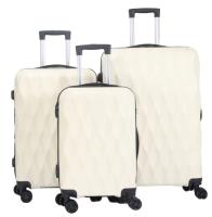 China Hot Sellers 3-Piece Luxury Travel Trolley Suitcase Set Large Carry-On Luggage with Easy Movement Wheels Zipper Opening for sale