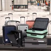 China Luxury Travel ABS Suitcase Business Use 28inch Front Opening Cabin Luggage for sale