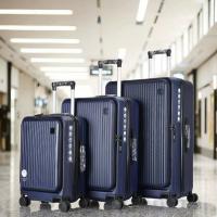 China Luxury Travel ABS Suitcase Business Use 28inch Front Opening Cabin Luggage for sale