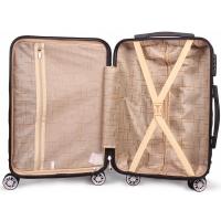 China Lightweight Hard Shell Abs Pc Suitcase 71cm  Travelling Bags With Wheels For Ladies for sale