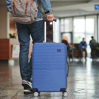 China Lightweight Durable ABS Suitcase TSA Lock 360 Deg Custom Black Friday Suitcase Deals for sale