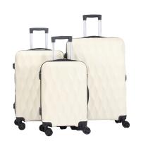 China Customizable Four Piece ABS Suitcase Spinner Wheels ABS Luggage Case  20in 24in for sale