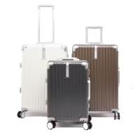 China Trendy Designs Modern Travel Cubes Luggage Children's Portable Pilot Aluminum Frame Suitcase Spinner Wholesale Chinese Products for sale