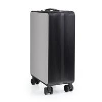 China Unisex Hard Side Trolley Luggage Wholesale ABS PC Material Suitcase Spinner Caster TSA Aluminum Metal Frame Travelling Check-In for sale