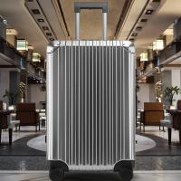 China All-Aluminum Magnesium Alloy Travel Suitcase Unisex Fashionable Universal Wheel Boarding Luggage Men's Women's Metal Trolley for for sale