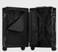 China Soft Handle Four Wheel Suitcase Luxury 360 Degree Rotating Carry On Luggage Tsa Lock for sale