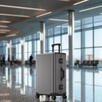 China Luxury Aluminum Suitcase Luggage 20in 24in  Business Travel Large Suitcase With Lock for sale