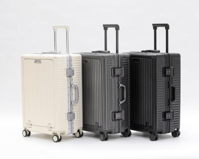China 24Inch Business Aluminum Luggage Unisex PC Top Rated Luggage For Business Travel for sale