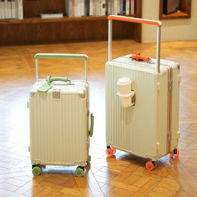 China Full-Durable Unisex Large-Capacity Aluminum Travel Luggage Set TSA Lock Outdoor Trolley Case Suitcase for Travelers for sale