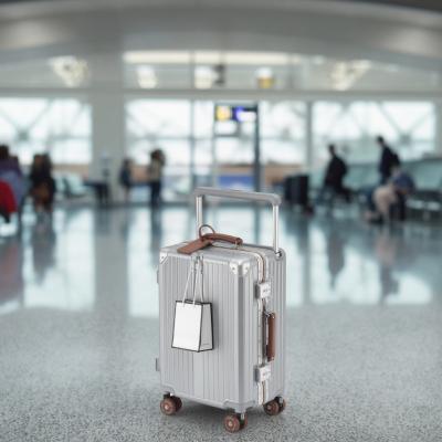 China Aluminum Travel Luggage Set Large Capacity with Full-Durable Spinner Caster TSA Lock Outdoor Trolley Case Suitcase for Travelers for sale
