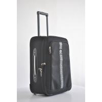 China Unisex Customizable 4 Spinner Wheeled Suitcases Nylon Wheeled Luggage with Zipper Polyester Soft Fabric for Traveling for sale