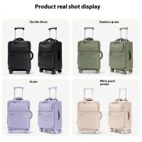 China Women's 2025 New 20 Inch Ultra-Light Cloth Luggage Trolley Case with Spinner Caster 24 Inch Travel Password Boarding Case for sale