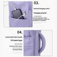 China Women's 2025 New 20 Inch Ultra-Light Cloth Luggage Trolley Case with Spinner Caster 24 Inch Travel Password Boarding Case for sale
