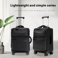 China Women's 2025 New 20 Inch Ultra-Light Cloth Luggage Trolley Case with Spinner Caster 24 Inch Travel Password Boarding Case for sale