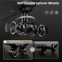 China 3-Piece Lightweight Expandable Luggage Set Spinner Caster 20/24/28 Inch Dual Wheels TSA Lock-Soft Edge Dual Wheel Spinner Caster for sale