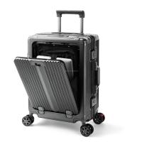 China TSA Lock Overnight Business Travel Bag Durable Champagne Luggage With Usb Port for sale