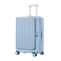 China Hot Selling Unisex PC Aluminum Front-Open Luggage Set Outdoor Travel Bags Spinner Caster Carry-on Explosion-Proof Zipper ABS for sale