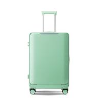 China Large Capacity PC Luggage Trolley Luggage Bag Black 360deg Wheel Tsa Lock Trolley Bags for sale