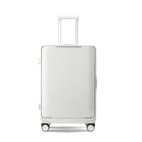 China Large Capacity PC Luggage Trolley Luggage Bag Black 360deg Wheel Tsa Lock Trolley Bags for sale