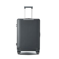 China Large Capacity PC Luggage Trolley Luggage Bag Black 360deg Wheel Tsa Lock Trolley Bags for sale