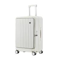 China Unisex Hot Selling Front-Open Spinner Carry-On PC & ABS Explosion-Proof Zipper Aluminum Outdoor Travel Luggage Bag Packaging for sale