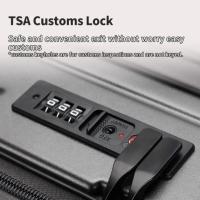 China 360 Degree Travel Luggage Suitcase Double Layer Luggage PC Explosion Proof for sale