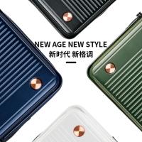 China 360 Degree Travel Luggage Suitcase Double Layer Luggage PC Explosion Proof for sale