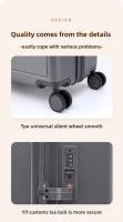 China Unisex Spacious Stylish Travel Luggage Suitcase Pc Case TSA Lock Hardside Spinner Luggage for sale
