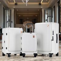 China Classic Fashion Beauty Trolley Case  Unisex 28 Inch Suitcase Expandable Three Piece for sale