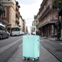 China High-End PC Aluminum Frame Suitcase with Spinner Caster Wheel Durable Tote Bag Wholesale Products from Explosive Models for sale