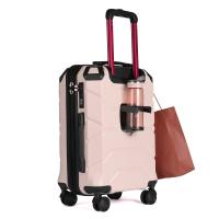 China Unisex Custom Logo Trolley Luggage Set Hook Bottom Handle Explosion-Proof Zipper Mainly Made ABS/PP/PC Outdoor Usage Suitcase for sale