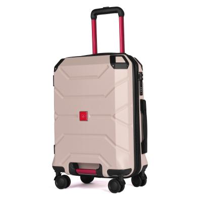 China Unisex Custom Logo Trolley Luggage Set Hook Bottom Handle Explosion-Proof Zipper Mainly Made ABS/PP/PC Outdoor Usage Suitcase for sale