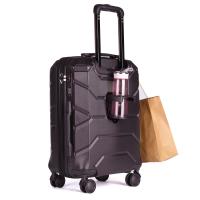 China Unisex 20/24/28 Inch Trolley Luggage Set Double Layer Spinner Caster Explosion-Proof Zipper Bottom Handle Outdoor Usage ABS PP for sale