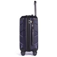China 20 24 28 Inch Trolley Luggage Set Double-Layer Explosion-Proof Zipper with Hook Bottom Handle Durable PP & Aluminum Suitcase for sale