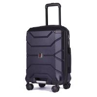 China 20 24 28 Inch Trolley Luggage Set Double-Layer Explosion-Proof Zipper with Hook Bottom Handle Durable PP & Aluminum Suitcase for sale