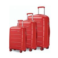 China Luxury Polypropylene Luggage Bags Zipper Closure Vintage Tsa Lock Suitcase 20in for sale