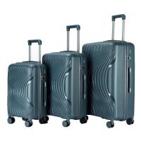China Popular Business PP Suitcase School Boarding 360 Degree Large Travel Suitcase for sale