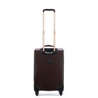 China Unisex Portable On-the-Go Aluminum Travel Bag Set Convenient PU Material with Spinner Caster for Business Travel for sale